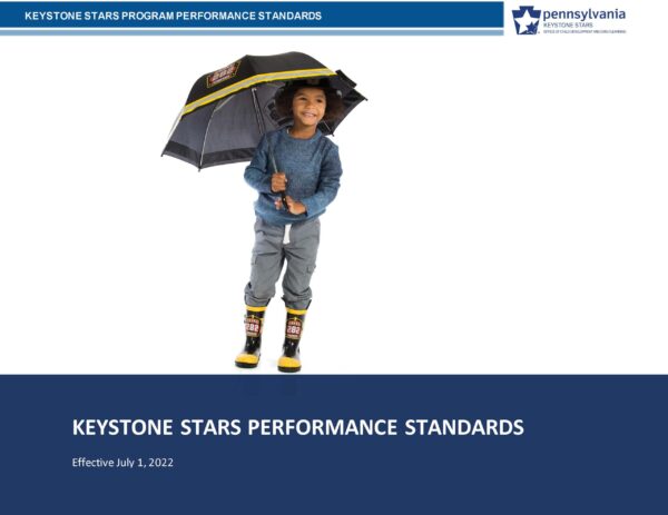 2022 Keystone STARS Performance Standards - The Pennsylvania Key