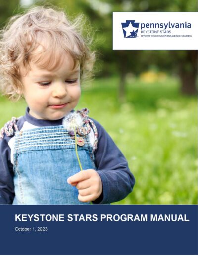 2023 Keystone STARS Program Manual - The Pennsylvania Key