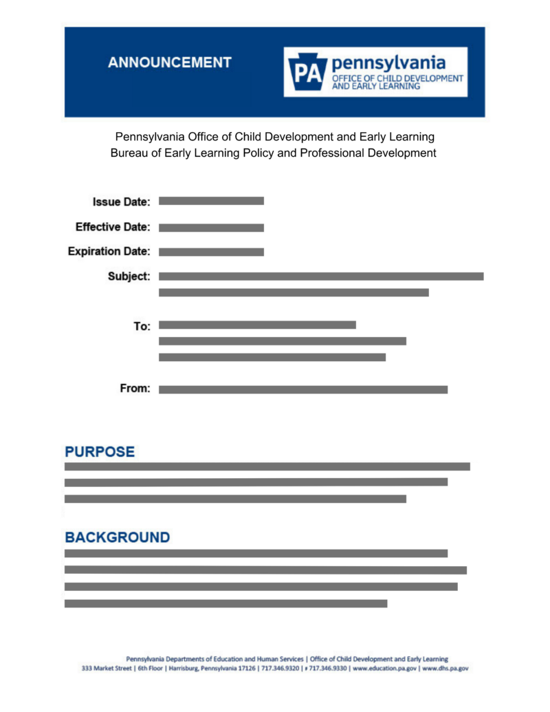 Keystone STARS Continuous Quality Improvement (CQI) Award - The ...