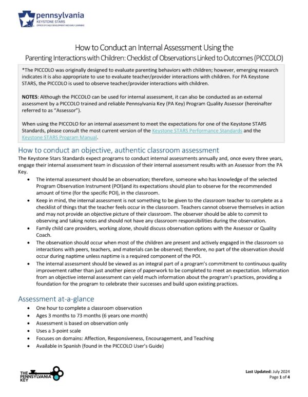 How To Conduct An Internal Assessment Using Parenting Interactions with ...