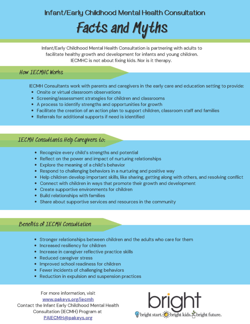 Infant Early Childhood Mental Health (IECMH) Consultation - The ...