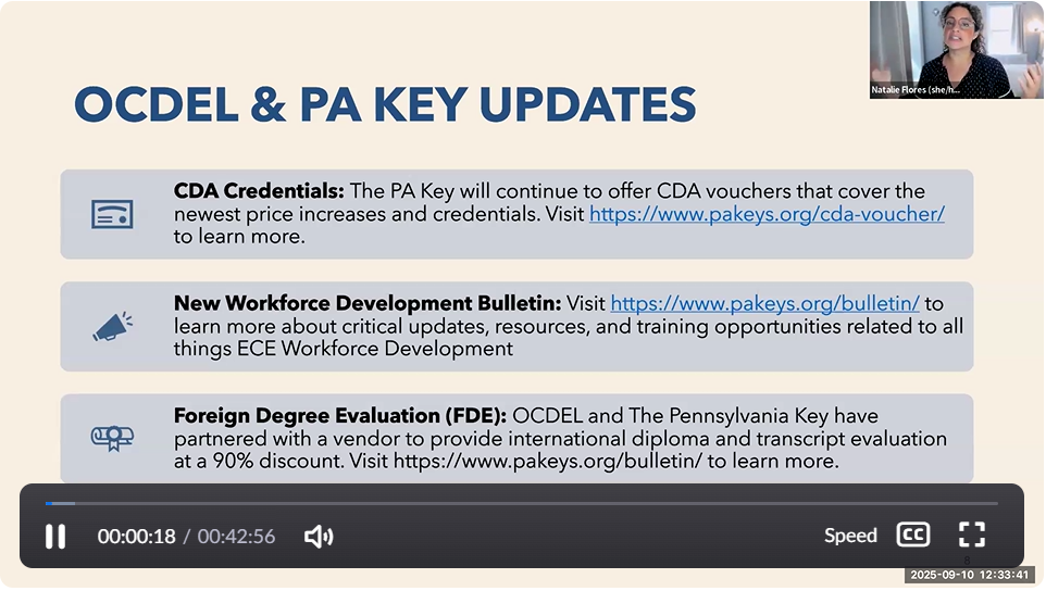 CDA Council Professional Development Specialist (PDS) – View Recorded ...